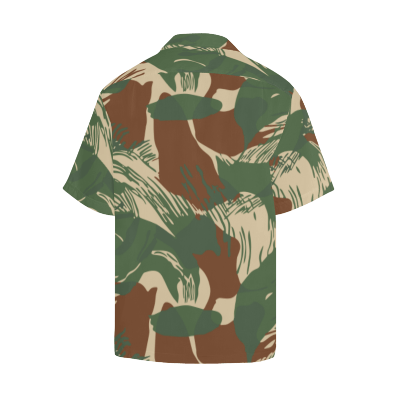 Rhodesian Brushstroke Camouflage v2b Hawaiian Shirt | Rhodesian Brushstroke