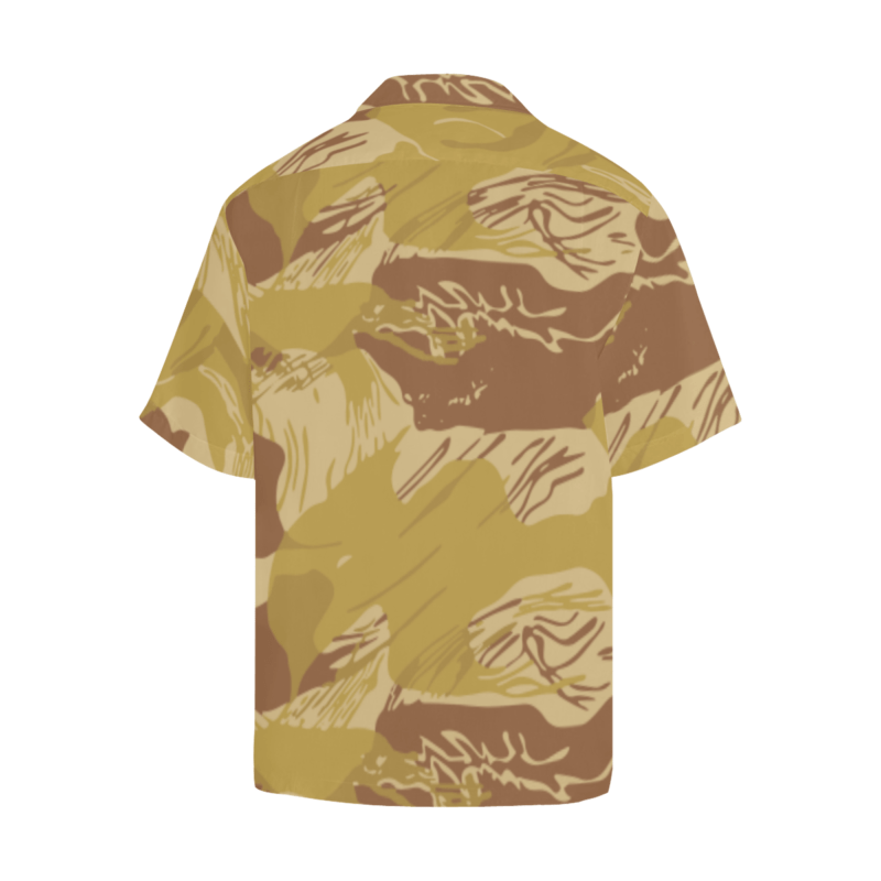 Rhodesian Brushstroke Arid Camouflage Hawaiian Shirt | Rhodesian ...