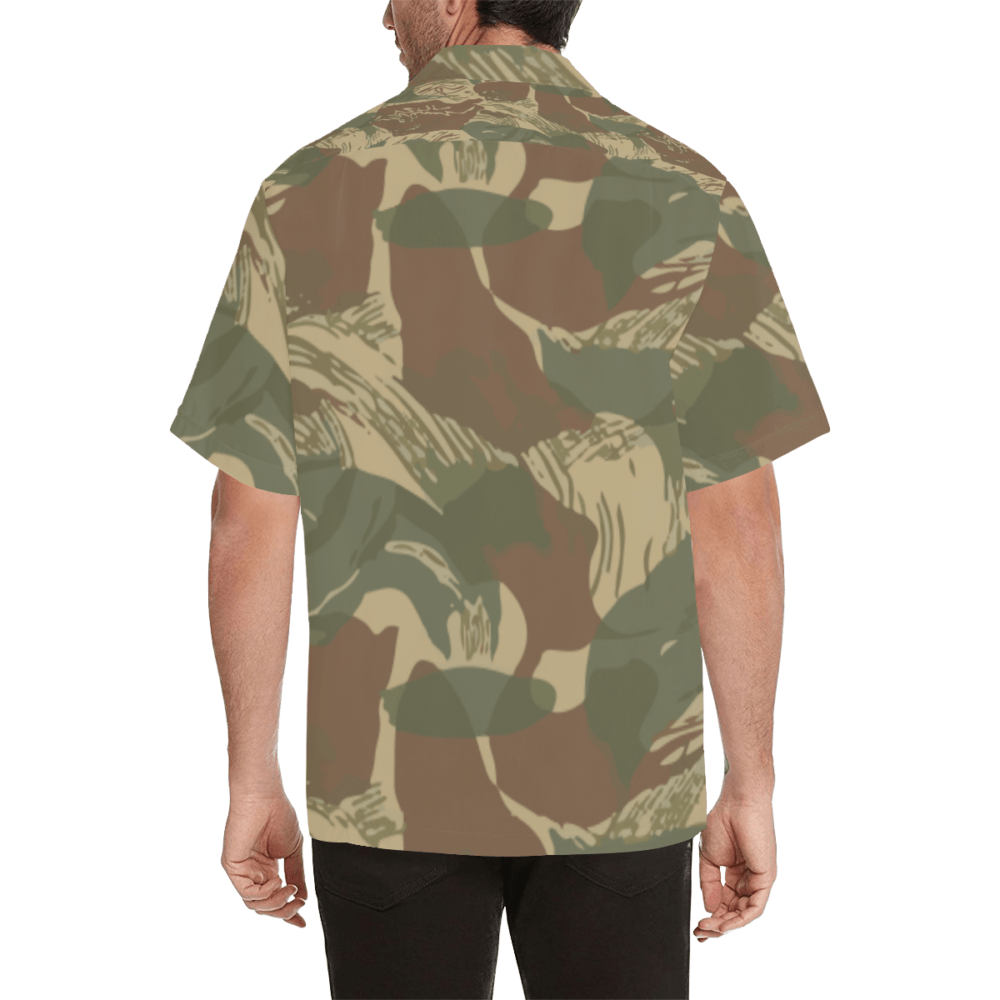 Rhodesian Brushstroke Camouflage v1 Hawaiian Shirt | Rhodesian Brushstroke
