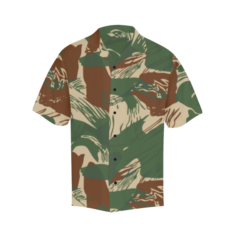 Rhodesian Brushstroke Camouflage v2b Hawaiian Shirt | Rhodesian Brushstroke