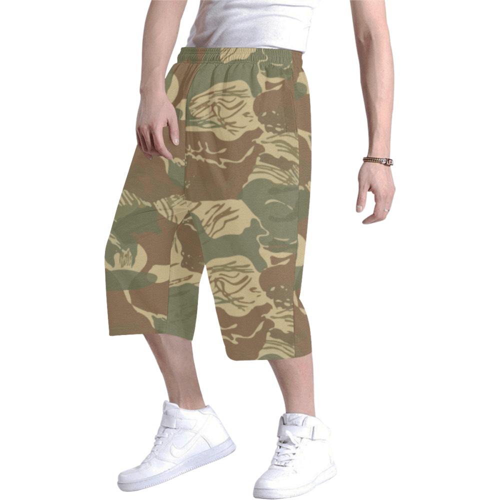 Rhodesian Brushstroke Camouflage v1 Baggy Shorts | Rhodesian Brushstroke