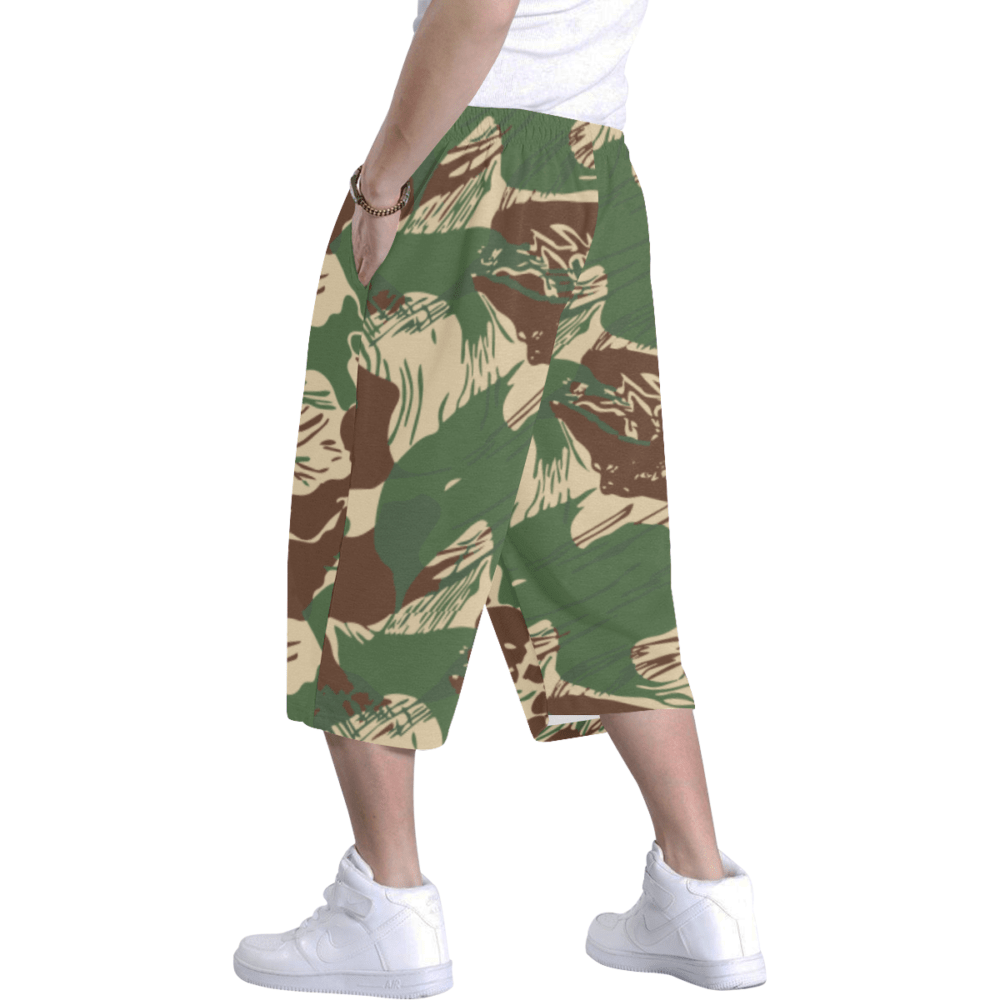 Rhodesian Brushstroke Camouflage v2 Baggy Shorts | Rhodesian Brushstroke